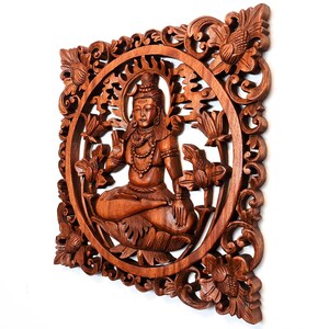 Hindu God Lord Shiva Siva Wooden Wall Art Sculpture Decoration Wall ...