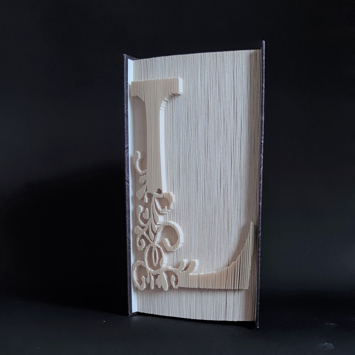 The Letter L Book Fold PATTERN, Cut and Fold Pattern, Birthdays ...