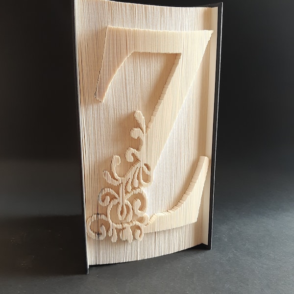 Book Folding Letter Pattern - Etsy