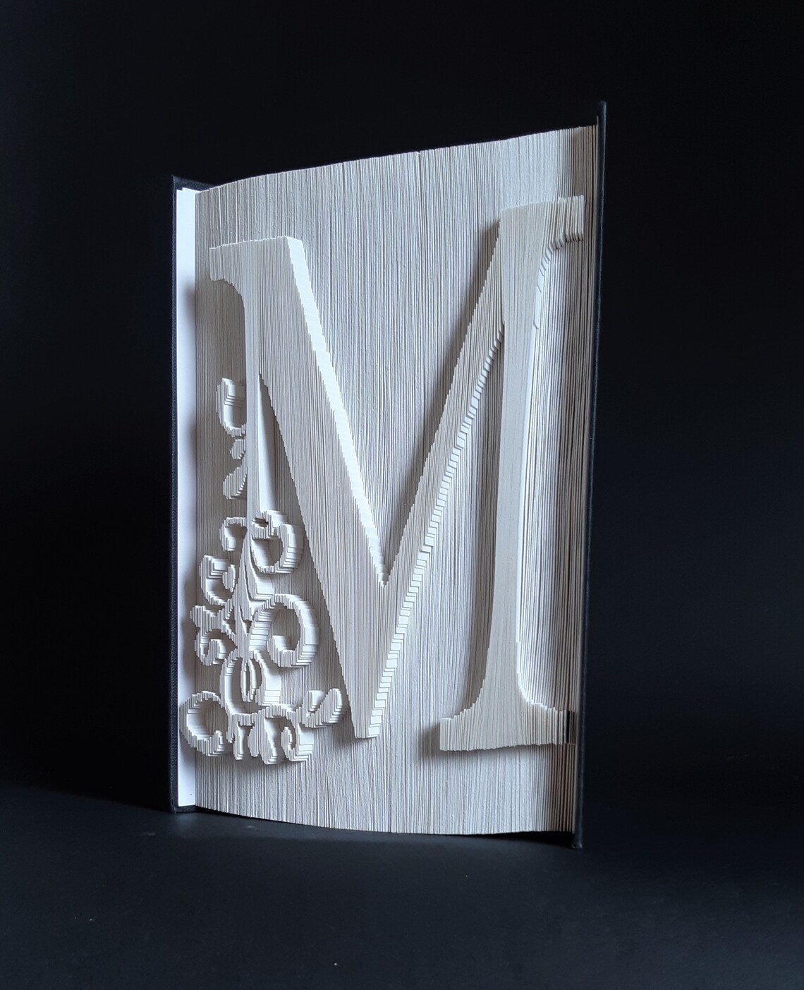 The Letter M Book Fold PATTERN Cut and Fold Pattern - Etsy Canada