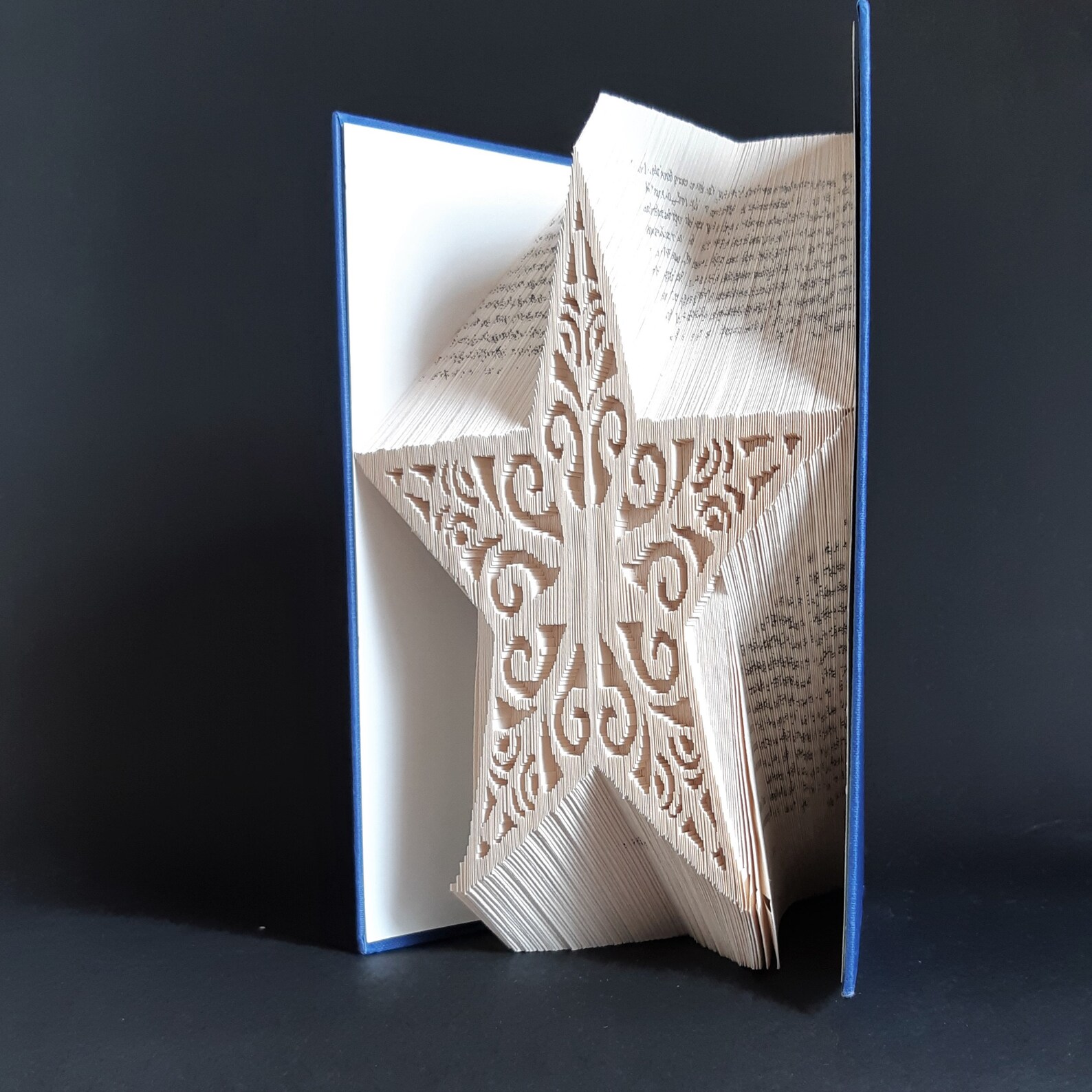 Christmas Star Book Fold Pattern, Christmas, Festive - Etsy