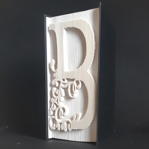The Letter B Book Fold PATTERN, Cut and Fold Pattern, Birthdays ...
