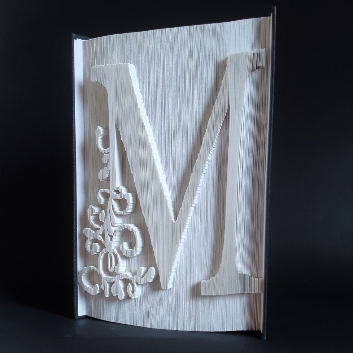 The Letter M Book Fold PATTERN Cut and Fold Pattern - Etsy Canada