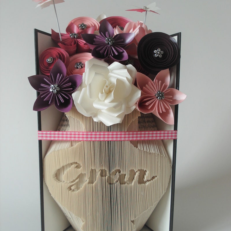 Book Folding Vases - Etsy