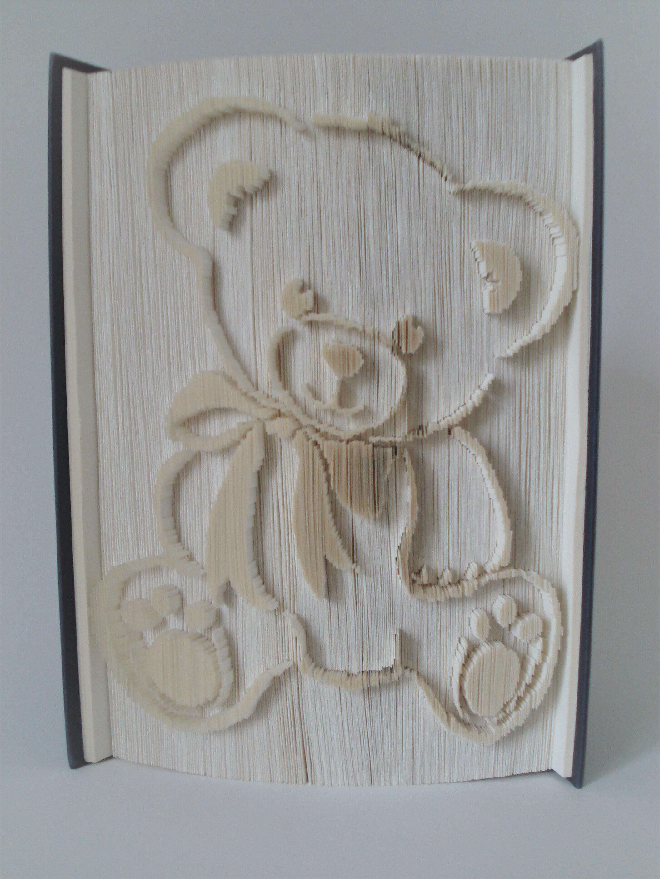 Teddy Bearbook Fold Pattern Cut Asnd Fold Pattern Book - Etsy