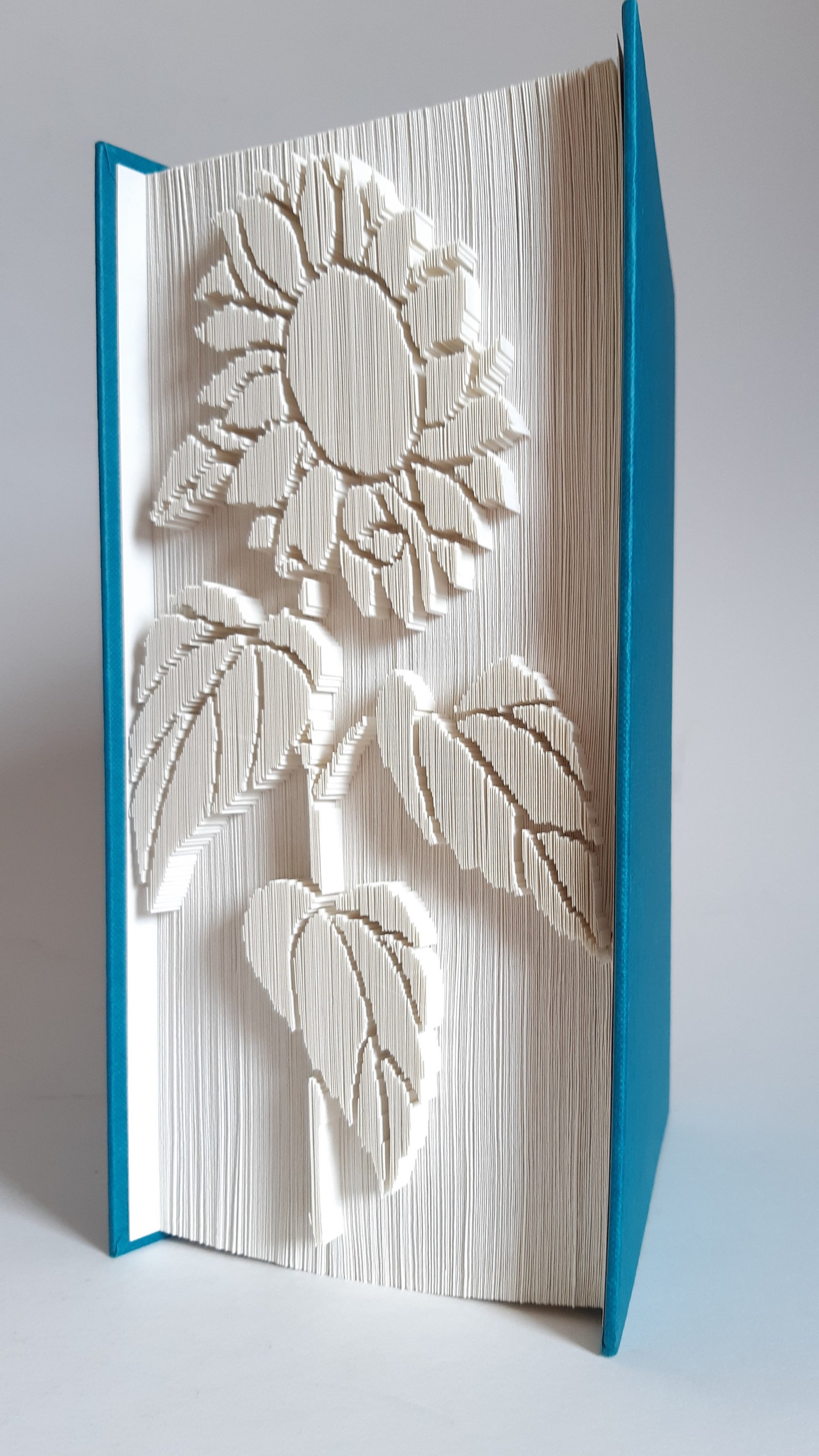 Sunflower Book Fold Pattern, Cut and Fold Pattern, Book Art, Mothers ...