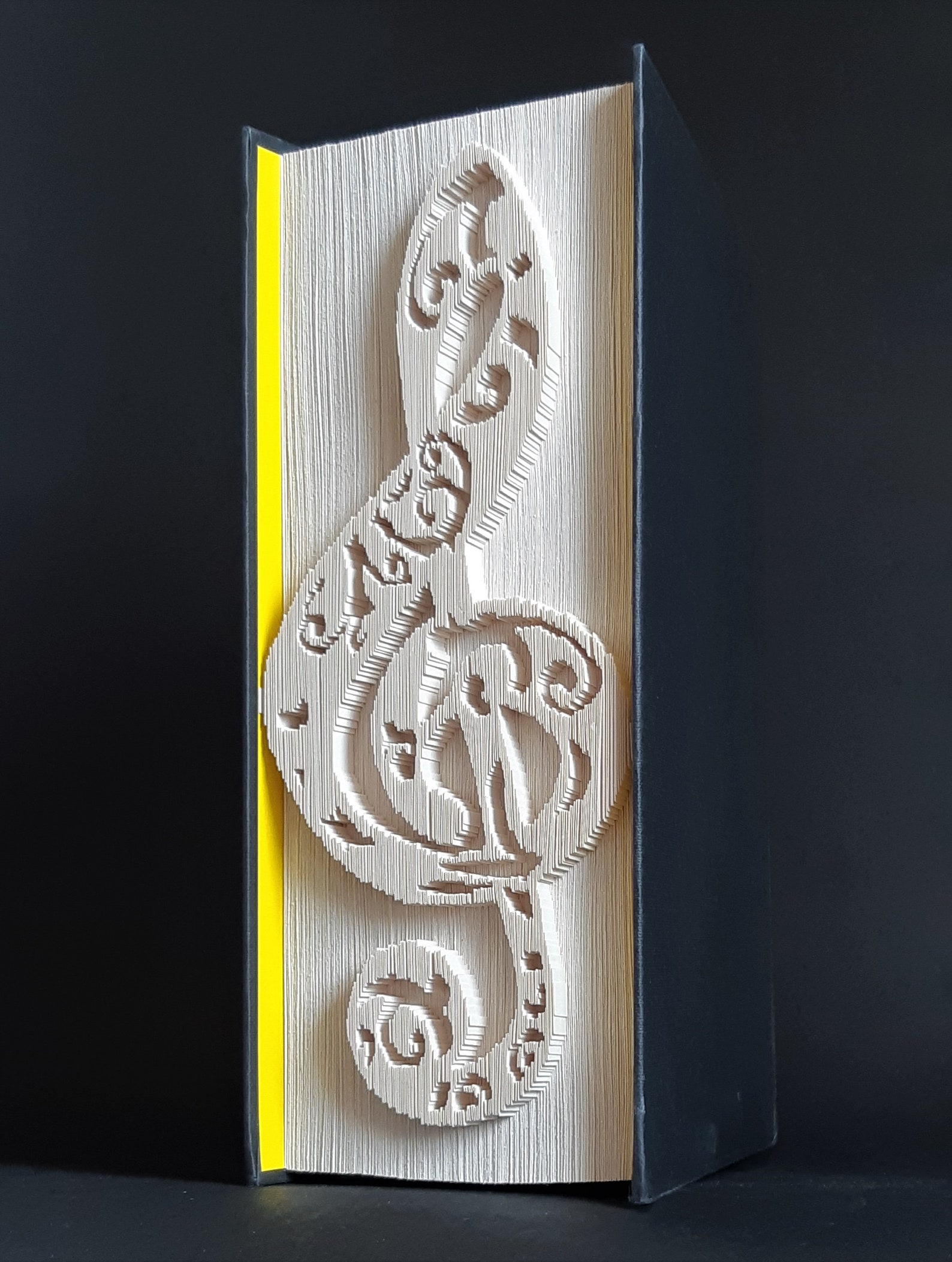 Fancy Treble Clef With Heart Book Fold PATTERN Cut and Fold - Etsy UK