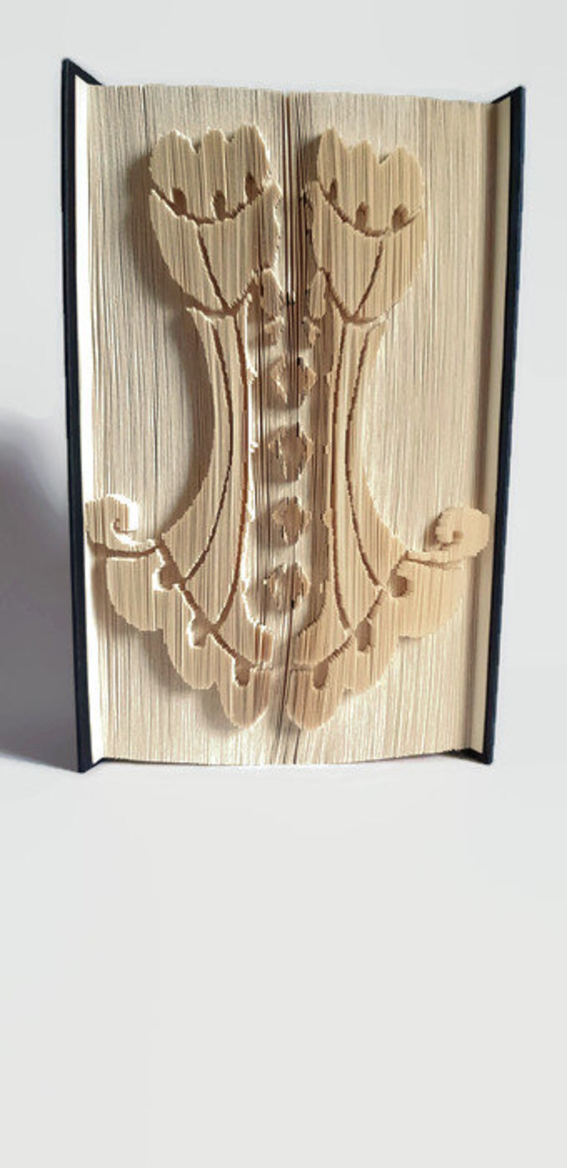 Corset Book Fold Pattern, Cut and Fold Pattern, Girls, Hen Do ...