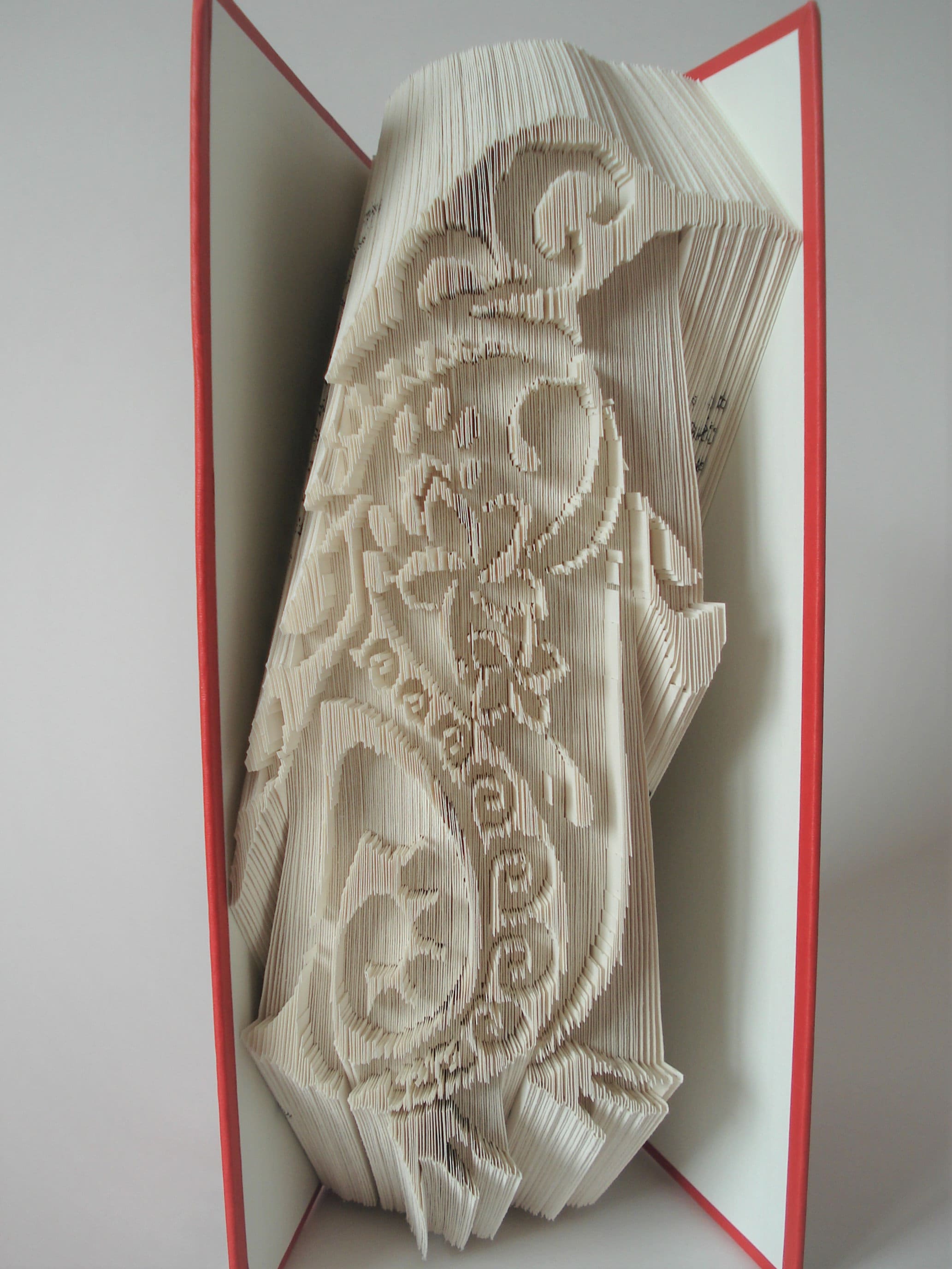 Penguin Book Fold Pattern, Book Folding Pattern, Tribal Penguin ...