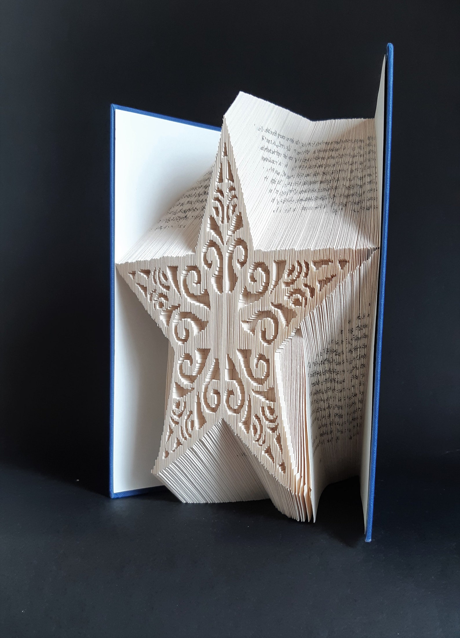 Christmas Star Book Fold Pattern, Christmas, Festive - Etsy