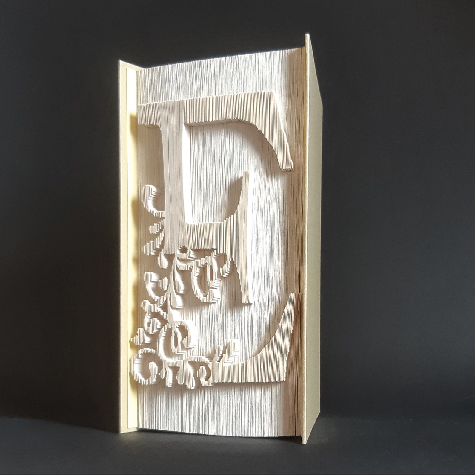 The Letter E Book Fold PATTERN, Cut and Fold Pattern, Birthdays ...