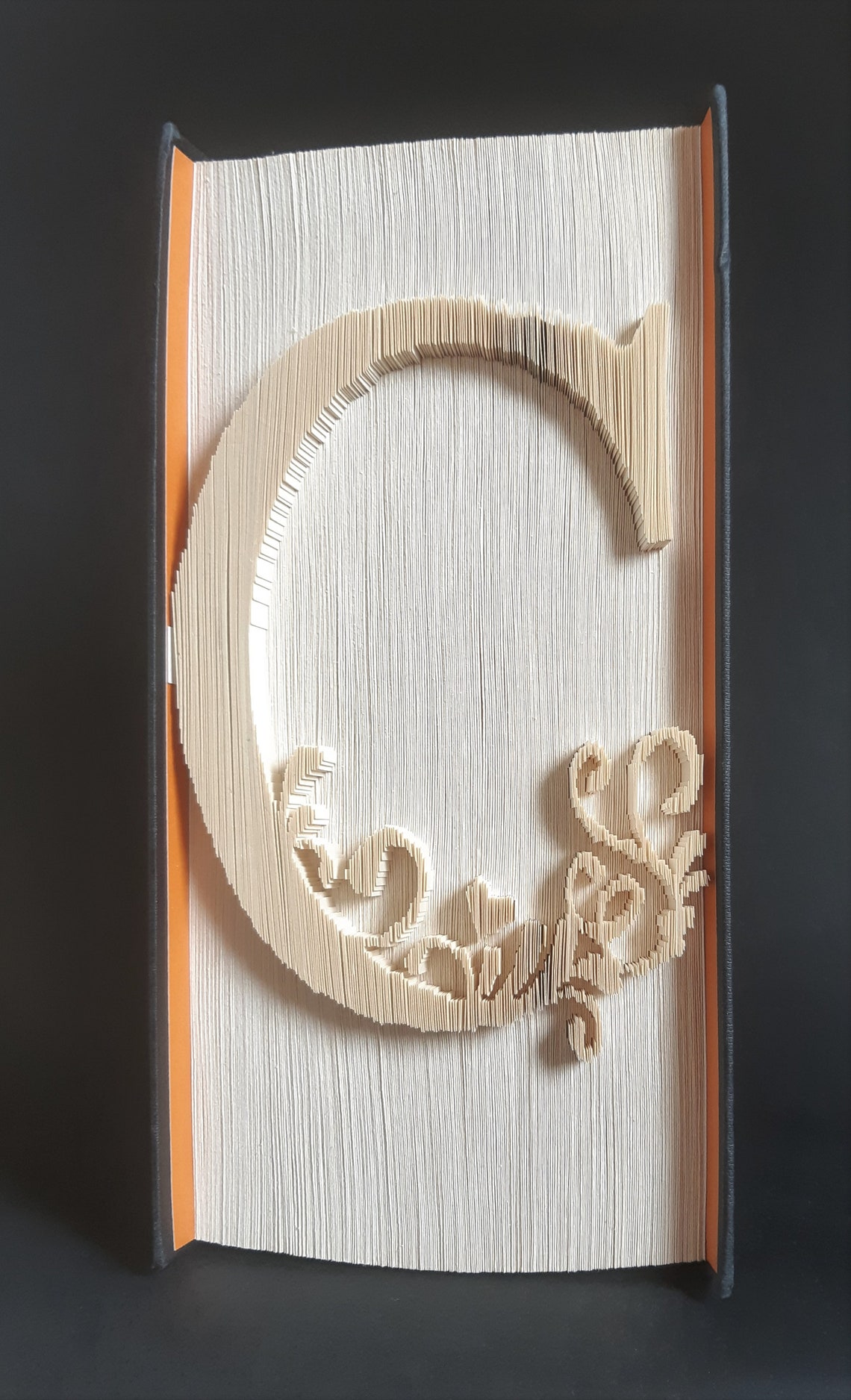 The Letter C Book Fold PATTERN, Cut and Fold Pattern, Birthdays ...