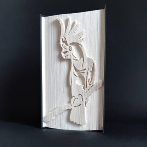 Parrot Book Fold Pattern, Cut and Fold Pattern, Book Folding Pattern ...