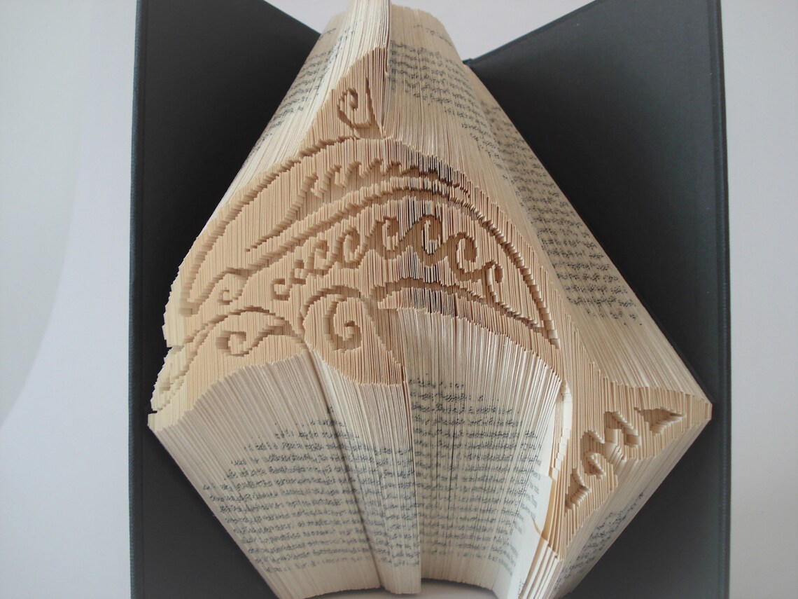 Dolphin Book Fold Pattern Book Folding Animal Birthday | Etsy