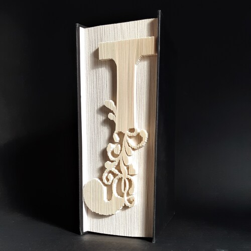 The Letter B Book Fold PATTERN Cut and Fold Pattern - Etsy