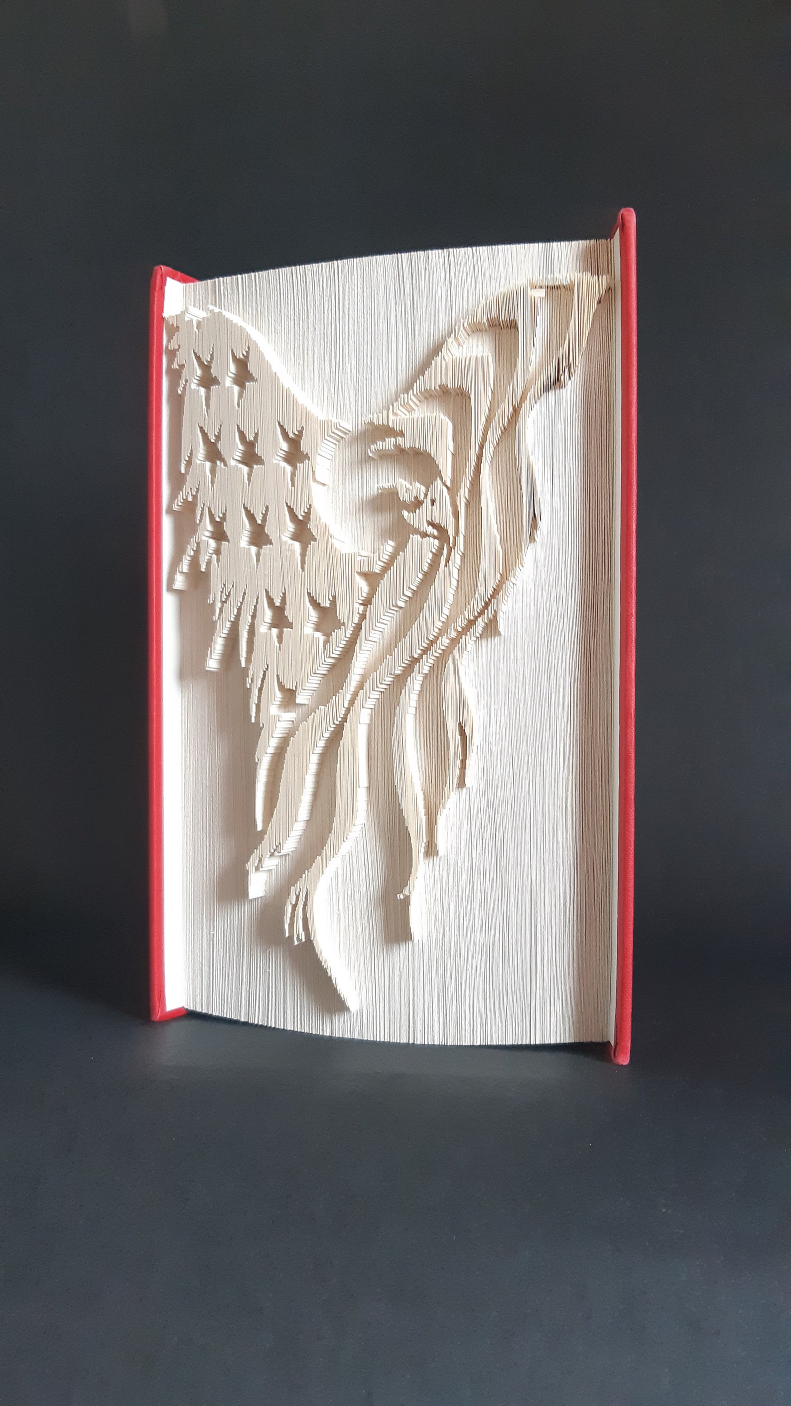 American Bald Eagle Book Fold Pattern Cut and Fold Pattern - Etsy