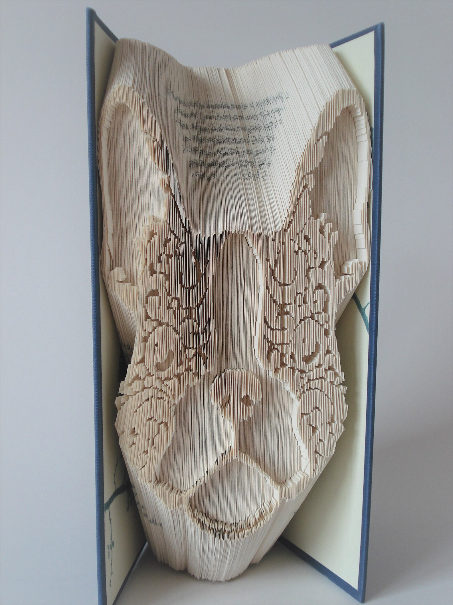 Dog Book Fold Pattern, Book Folding Pattern, French Bulldog, Birthdays ...