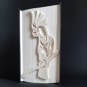 Parrot Book Fold Pattern, Cut and Fold Pattern, Book Folding Pattern ...