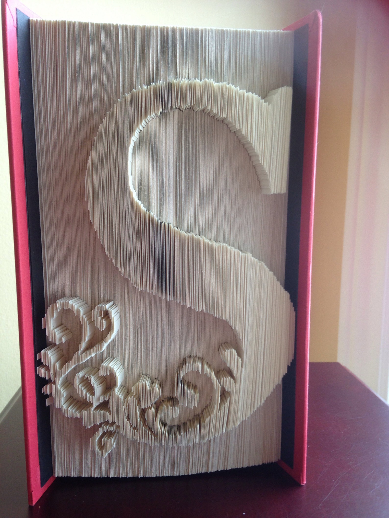 The Letter S Book Fold PATTERN, Cut and Fold Pattern, Birthdays ...