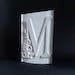 The Letter M Book Fold PATTERN, Cut and Fold Pattern, Birthdays ...