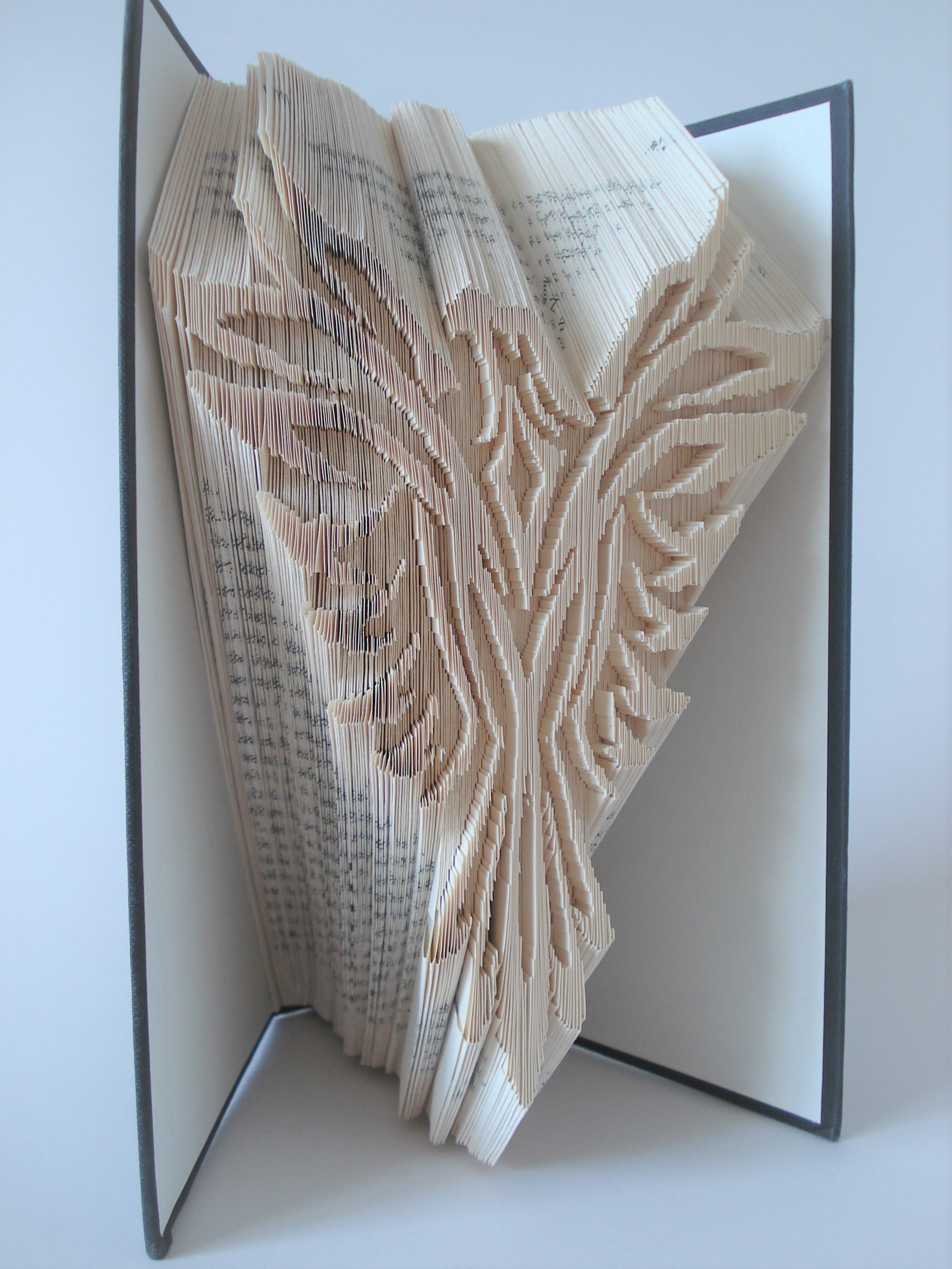 Phoenix Book Fold Pattern, Book Folding Pattern, Birthday, Christmas ...