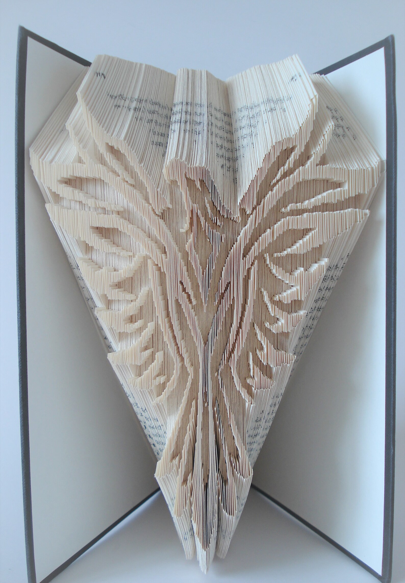 Phoenix Book Fold Pattern, Book Folding Pattern, Birthday, Christmas ...