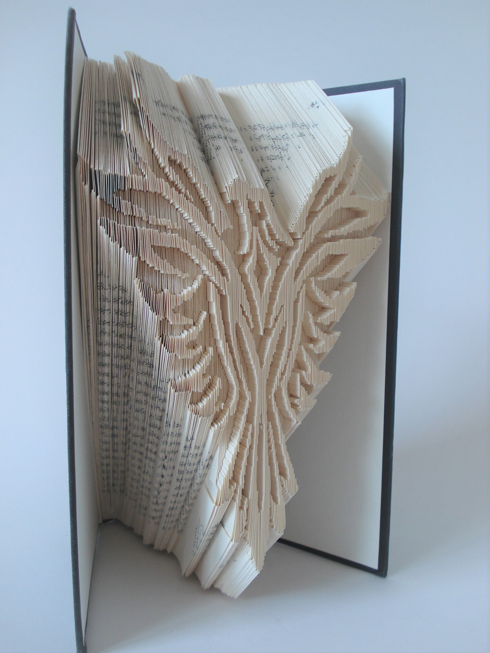 Phoenix Book Fold Pattern, Book Folding Pattern, Birthday, Christmas ...