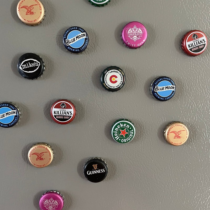 Beer Cap Magnets - Etsy