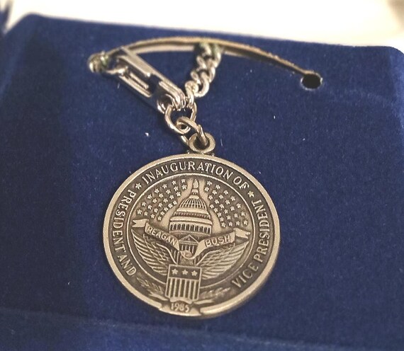 1985 Reagan & Bush 50th Presidential Inaugural Ball K… - Gem