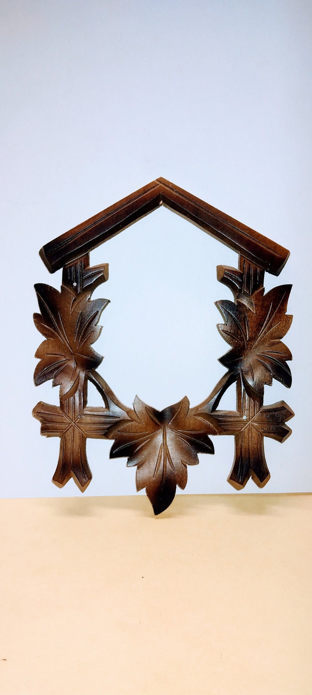 Hand Carved Black Forest Cuckoo Clock Wood Frame Used - Etsy