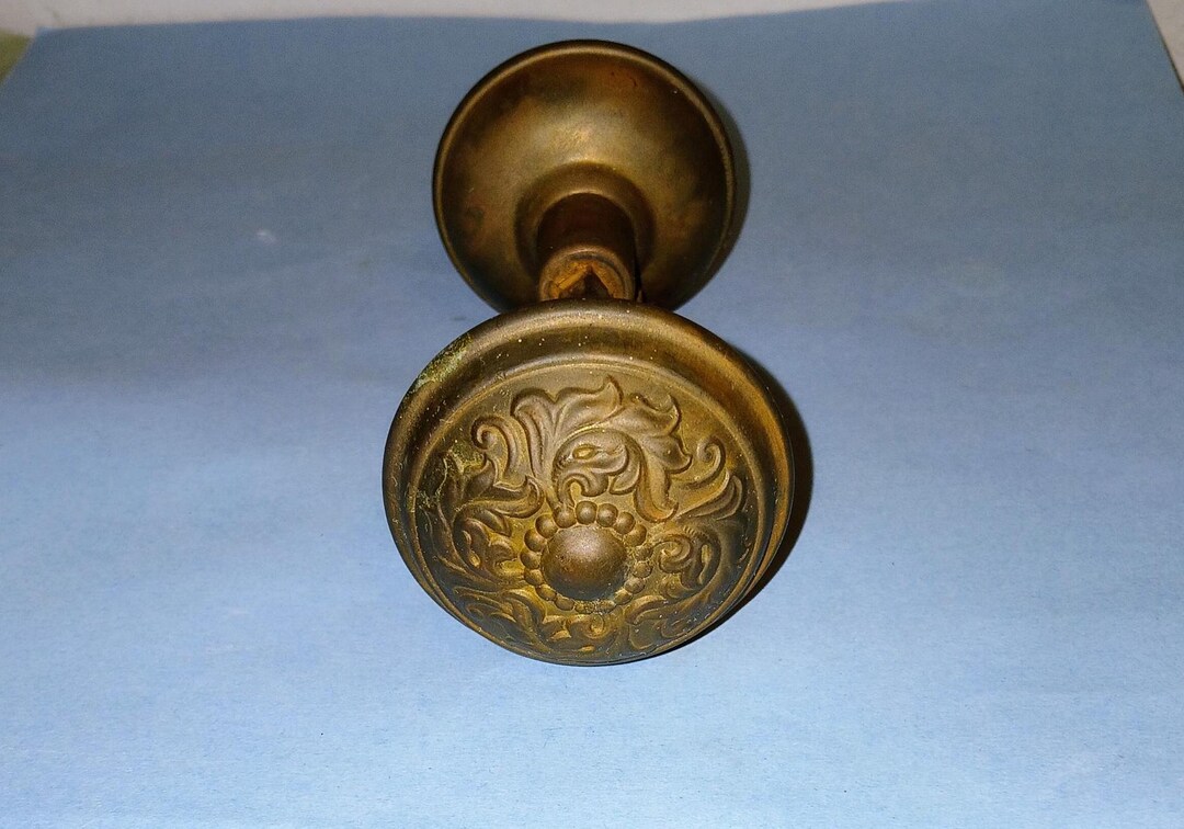 Solid Brass Victorian Door Handles/knobs Used - Etsy