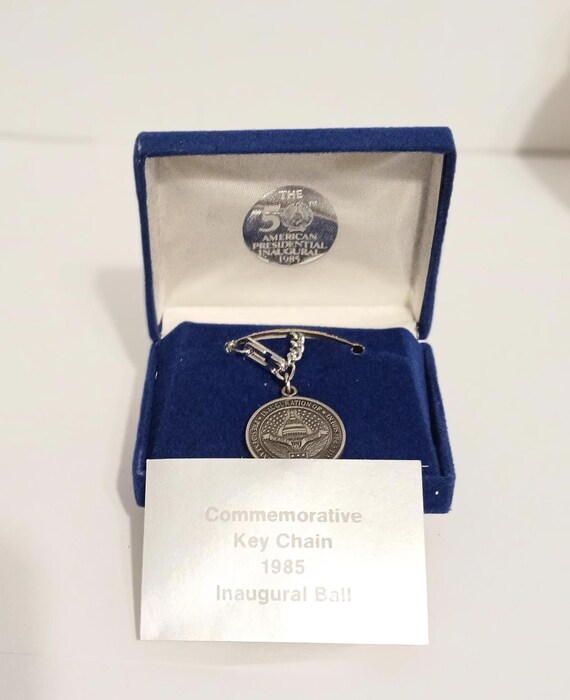 1985 Reagan & Bush 50th Presidential Inaugural Ball K… - Gem