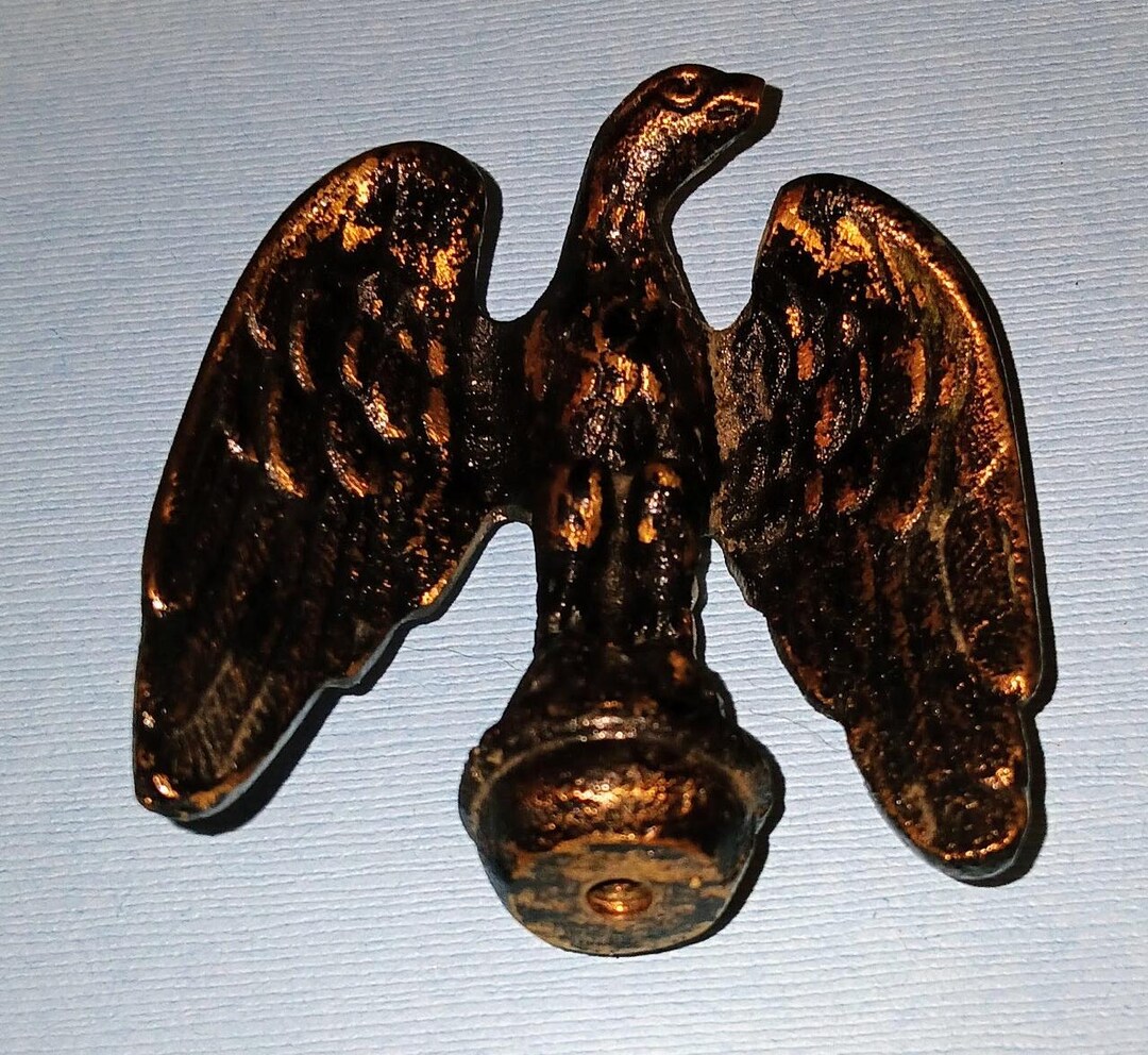 Small Brass Eagle Finial With Screw off Bottom Used - Etsy