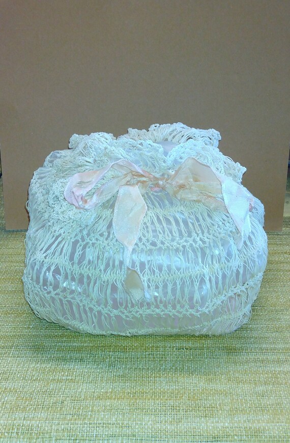 vintage lingerie pantyhose bag - Gem