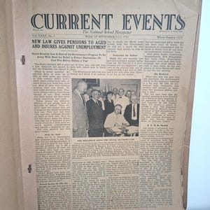Vintage My Weekly Reader, 1935-36 National School Newspaper - Etsy