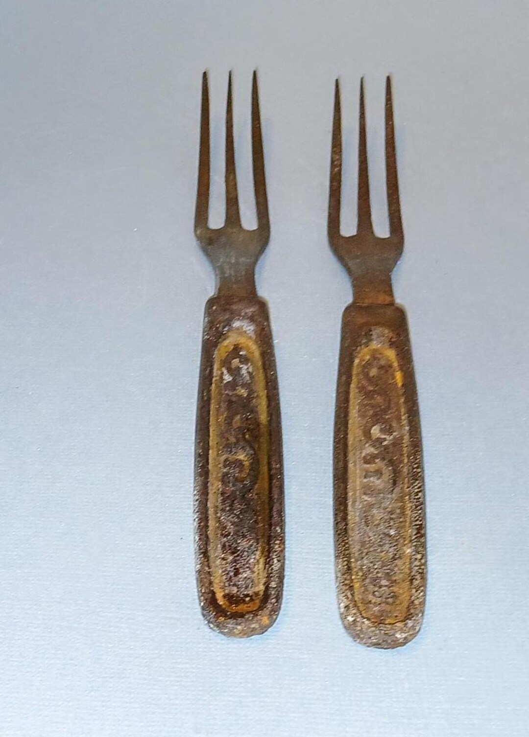 Civil War Era Metal 7.5" Forks Used - Etsy