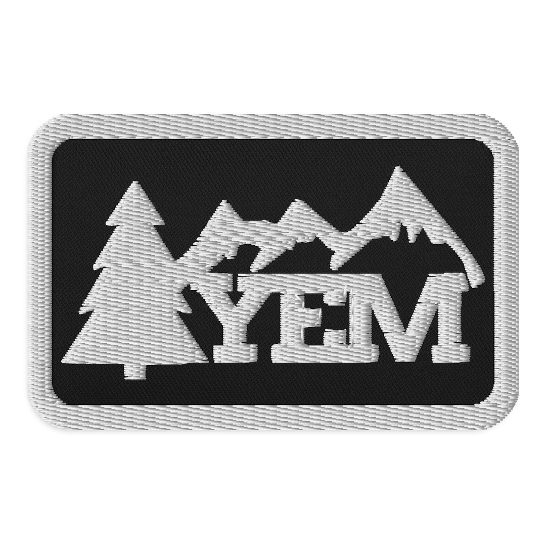 YEM Tree Embroidered Patch You Enjoy Myself 3.52.25 - Etsy