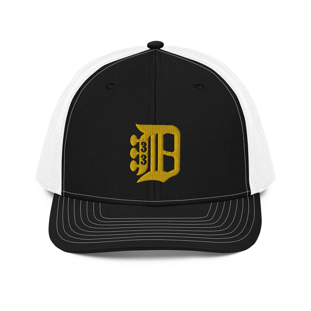 Detroit Style "b" Headstock Embroidery Trucker Cap | R112 | Billy Lot ...