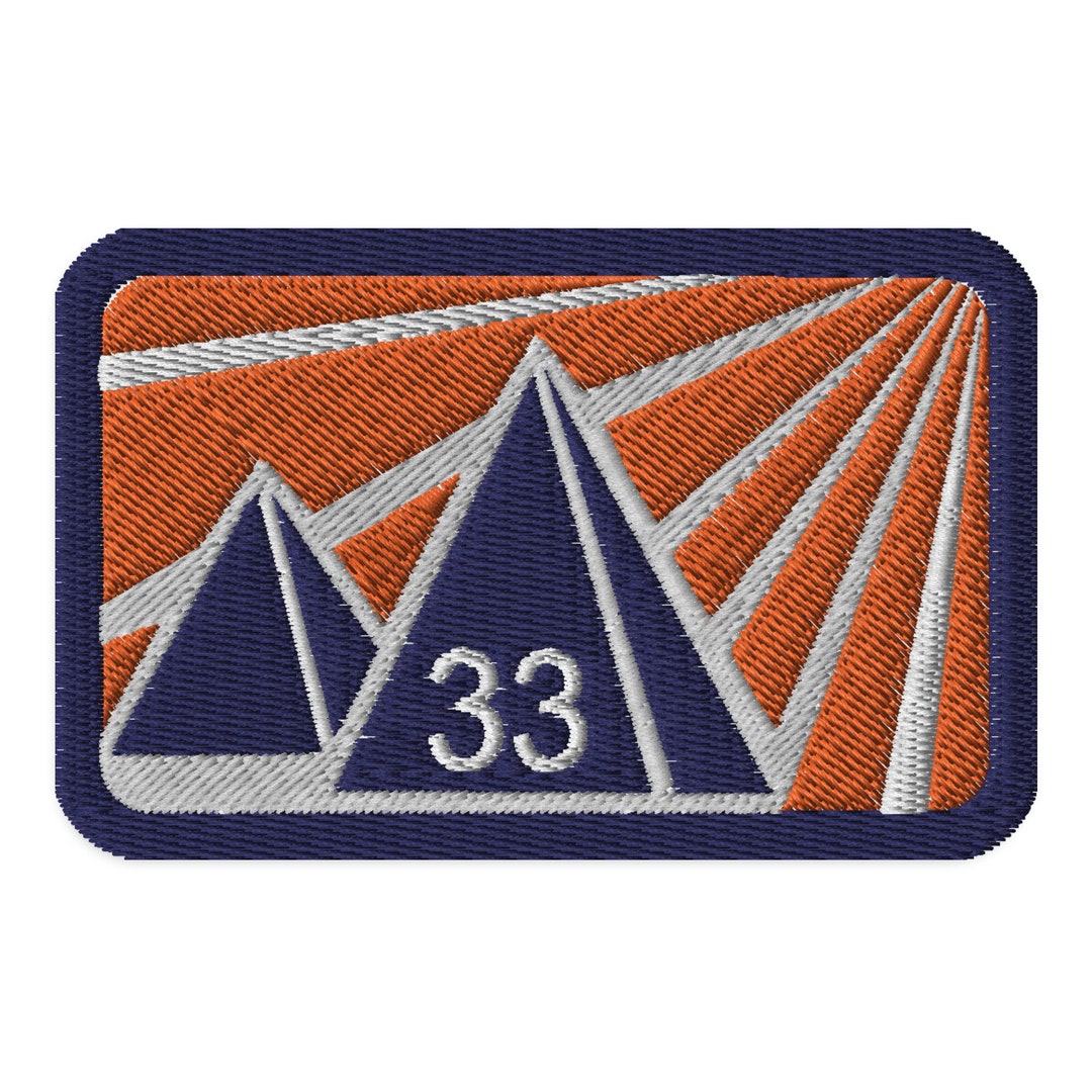 Pyramid Country Embroidered Patch | 3.5″×2.25″ | BMFS 33 - Etsy