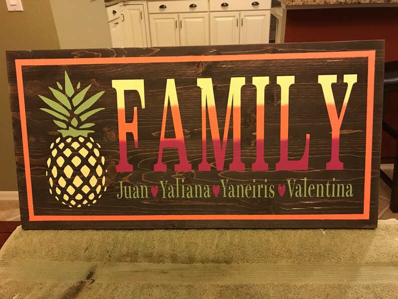 Family Sign - Etsy