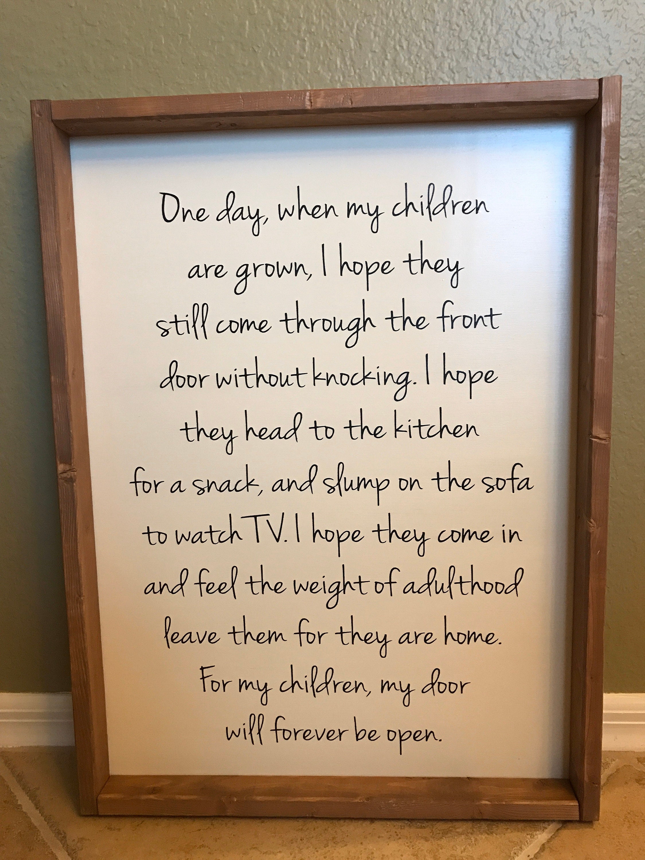 Children Sign - Etsy