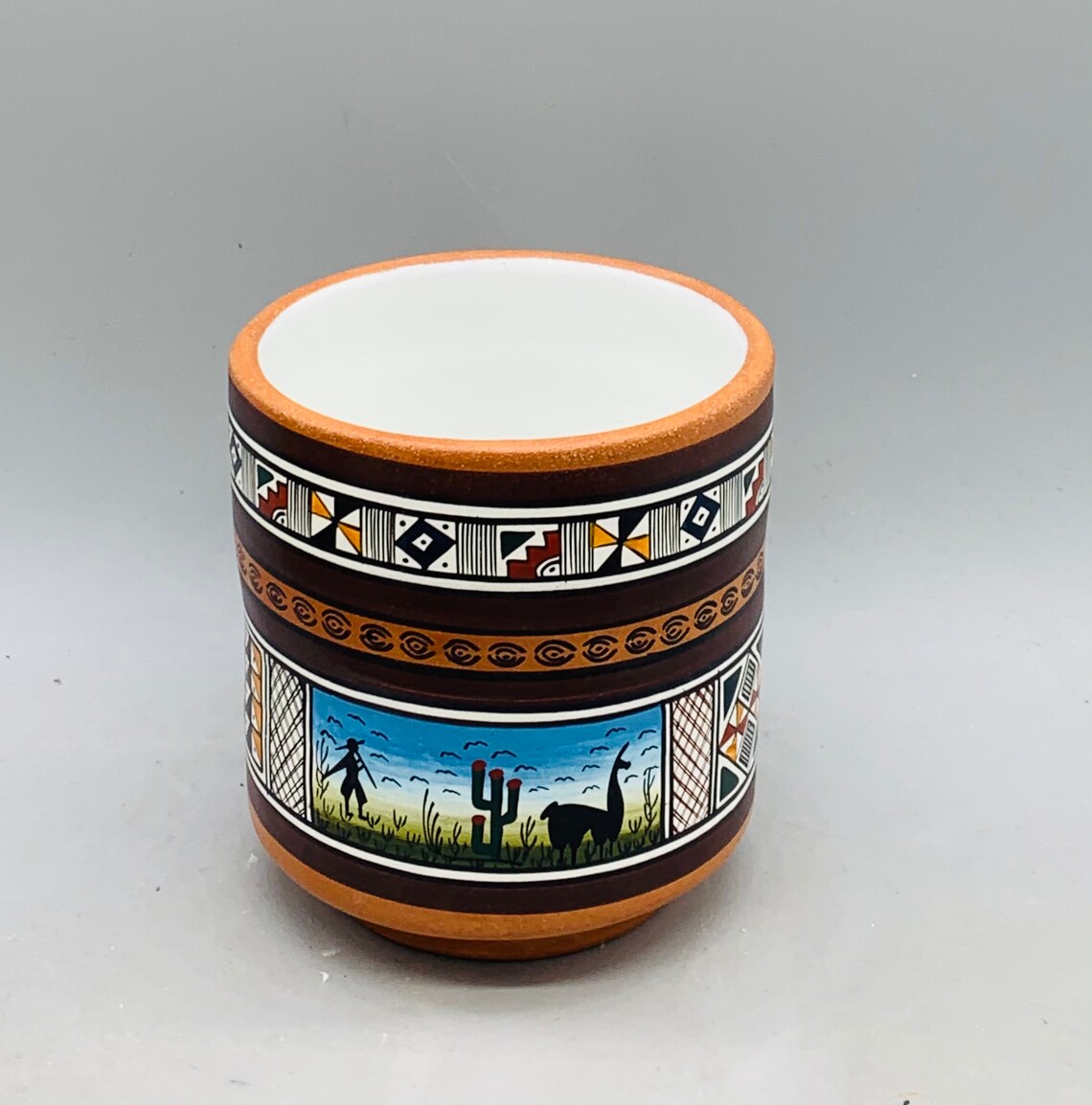 Mismatched Set of 6 Rustic Native Themed Coffee Cups - Etsy