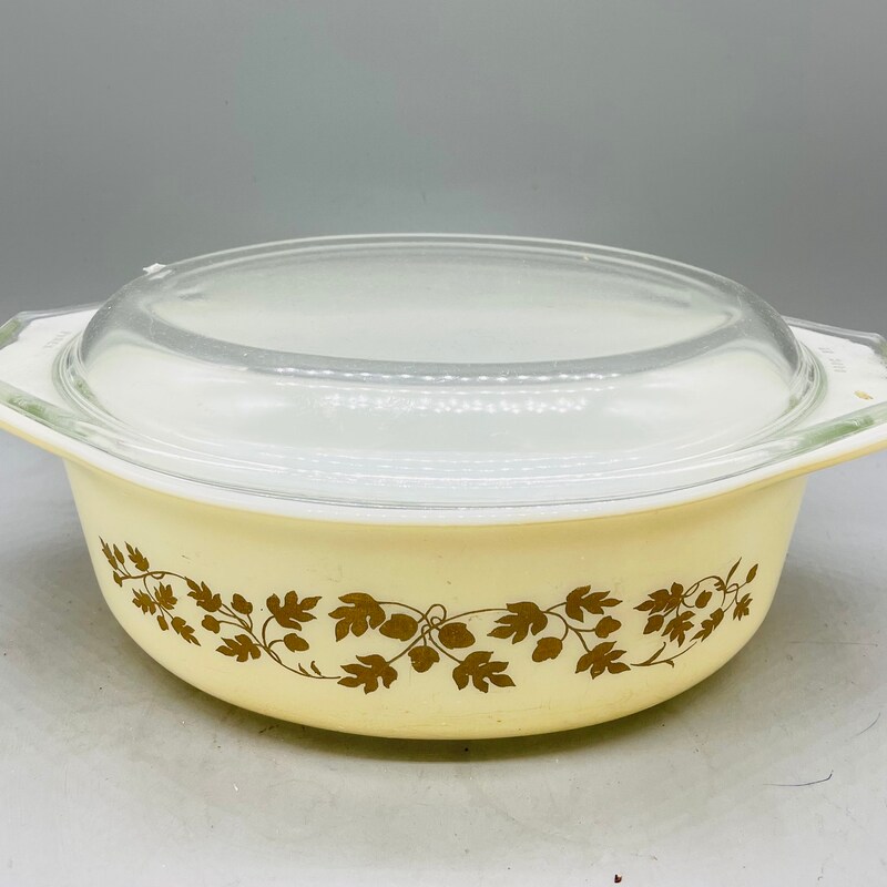 Pyrex Golden Leaf - Etsy