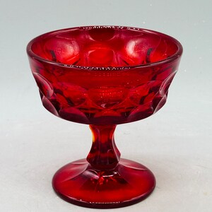 Mixed Set of 7 Vintage Red Glasses/ Beautifully Curated Solid Color ...