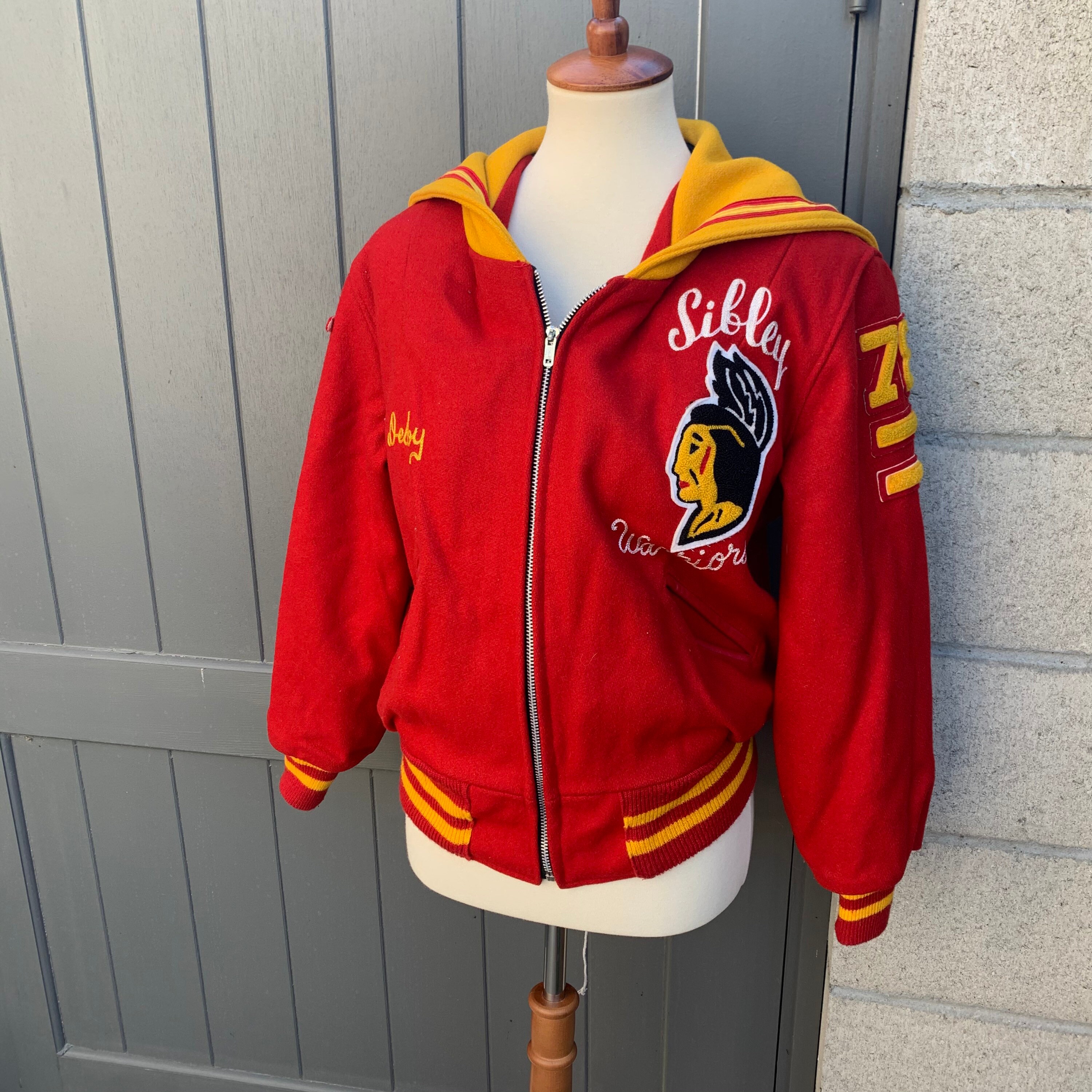Vintage Varsity Trophy Jacket for Sibleys Swim Team | Etsy