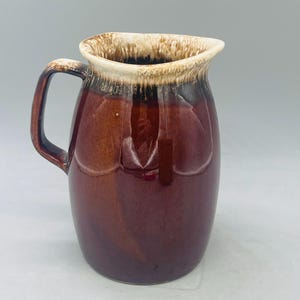 Vintage Batter Pitchers in Brown/ Farmhouse Rustic Antique Kitchenware ...