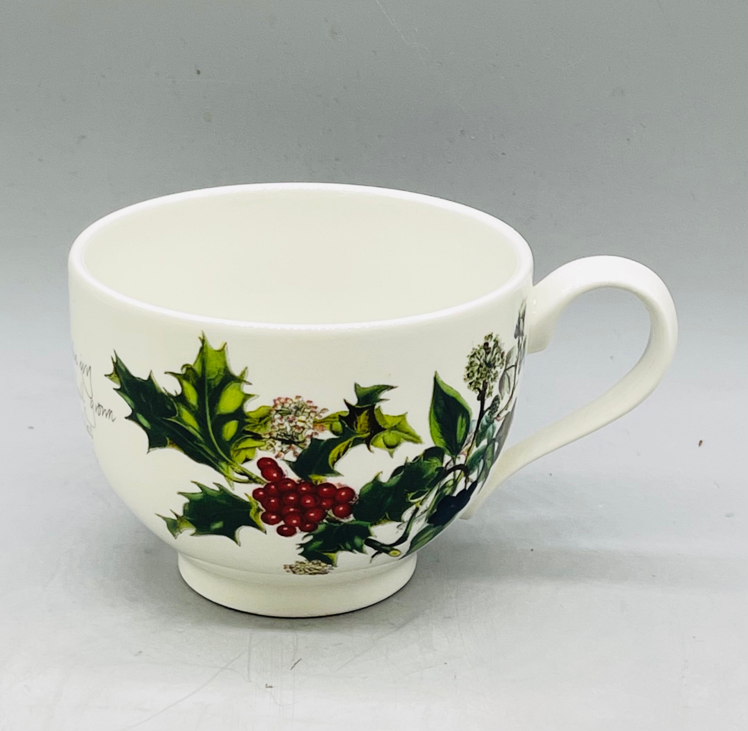 Portmeirion The Holly and The Ivy Flat Cups Sold Individually | Etsy