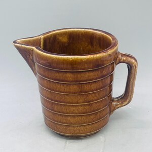 Vintage Batter Pitchers in Brown/ Farmhouse Rustic Antique Kitchenware ...