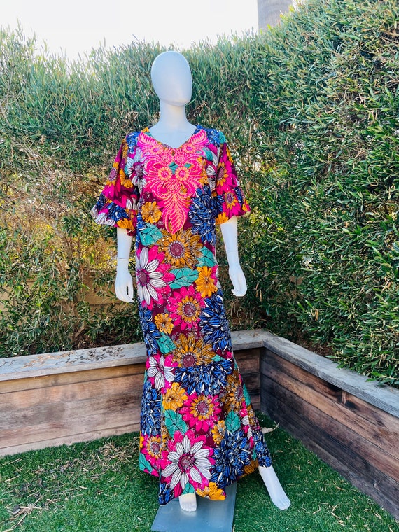 Beaded Floral Mermaid Gown - Gem