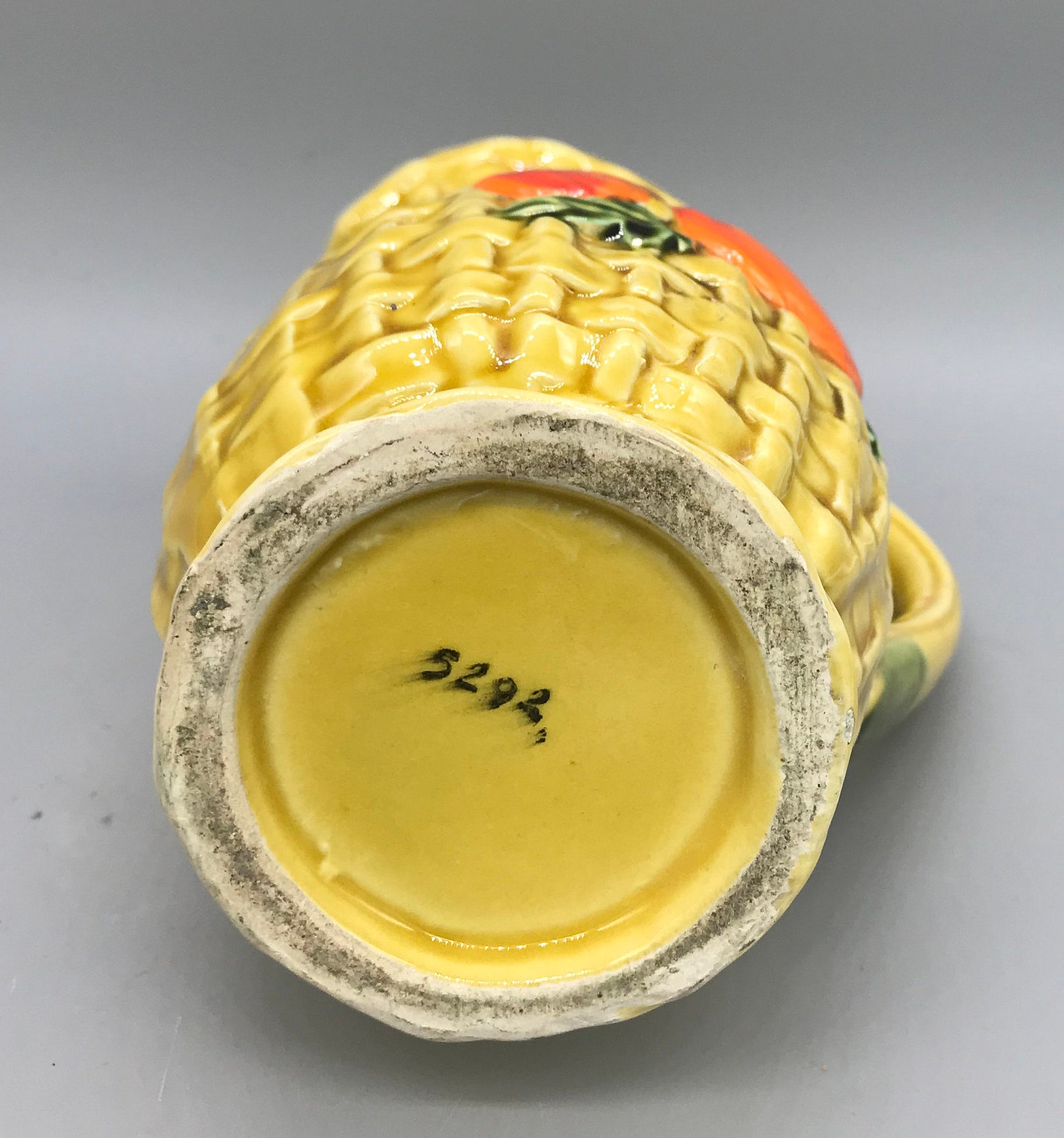 Vintage Lefton Fiesta Pitcher and Homco Fruit Pitcher Sold | Etsy